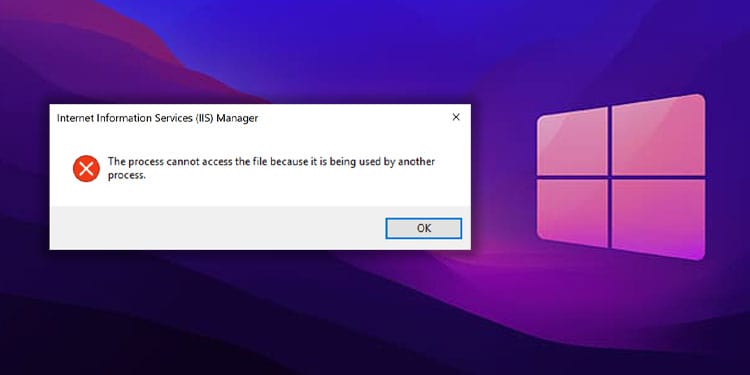 Correctif : le processus ne peut pas accéder au fichier car il est utilisé par un autre ...