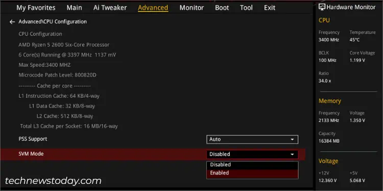 Comment activer la virtualisation dans le BIOS ASUS - Mundo Geek