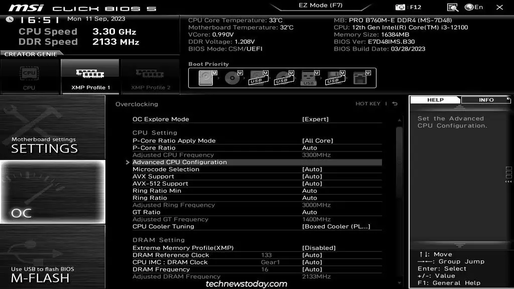 Comment overclocker le BIOS de votre carte mère MSI - Mundo Geek