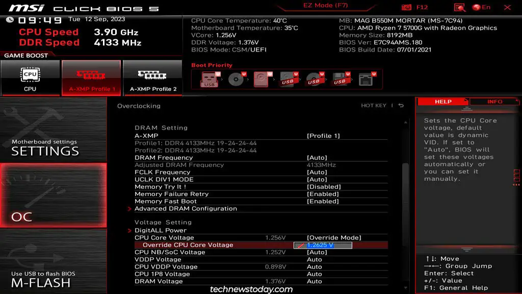 Comment overclocker votre bios de carte mère MSI - Mundo Geek