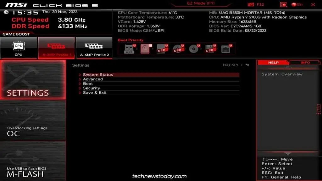 Qu’est-ce que l’heure du BIOS ? Comment le changer - Mundo Geek