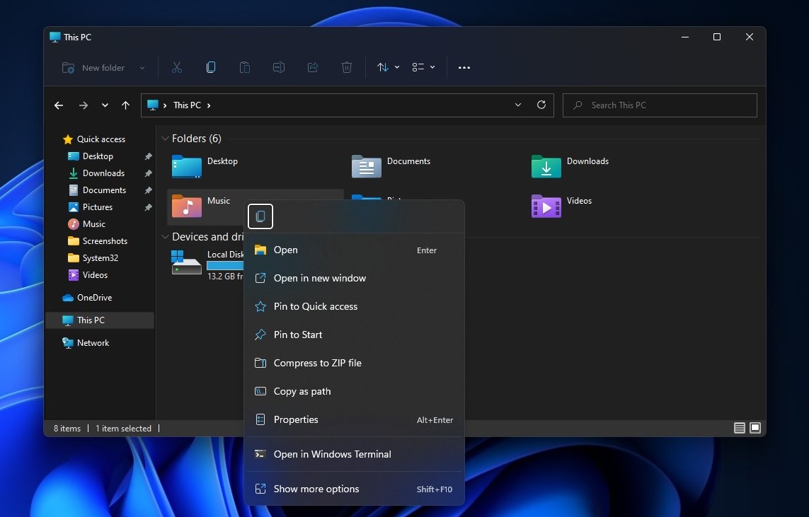Microsoft met à niveau les menus contextuels du clic droit dans Windows ...