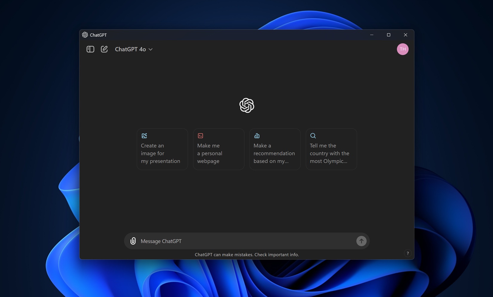 J'ai essayé l'application officielle ChatGPT pour Windows 11, et ce n ...