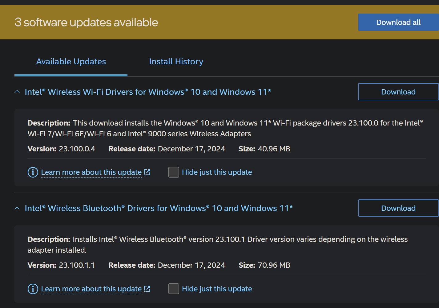 Intel Driver 23.100.0 ajoute une détection Wi-Fi améliorée à Windows 11 / Windows 10 - Mundo Geek