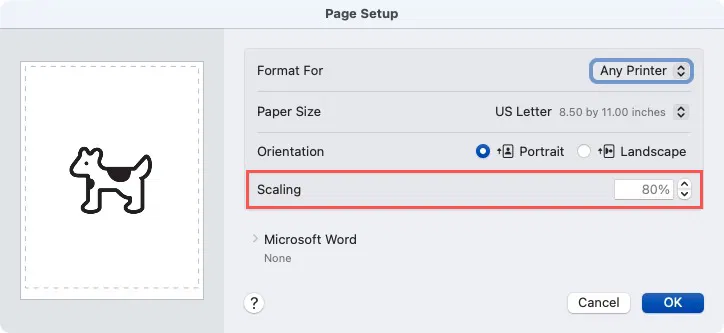Comment mettre à l'échelle un document dans Microsoft Word dans Windows ...