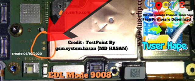 Vivo Y20G (V2037) PD2066F FAI EMMC PinOUT | Point de test | Mode EDL 9008