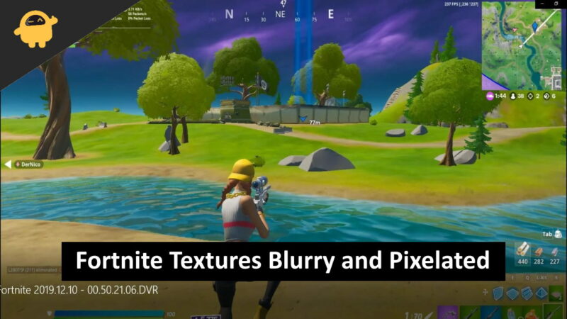 textures Fortnite floues et pixélisées - Mundo Geek