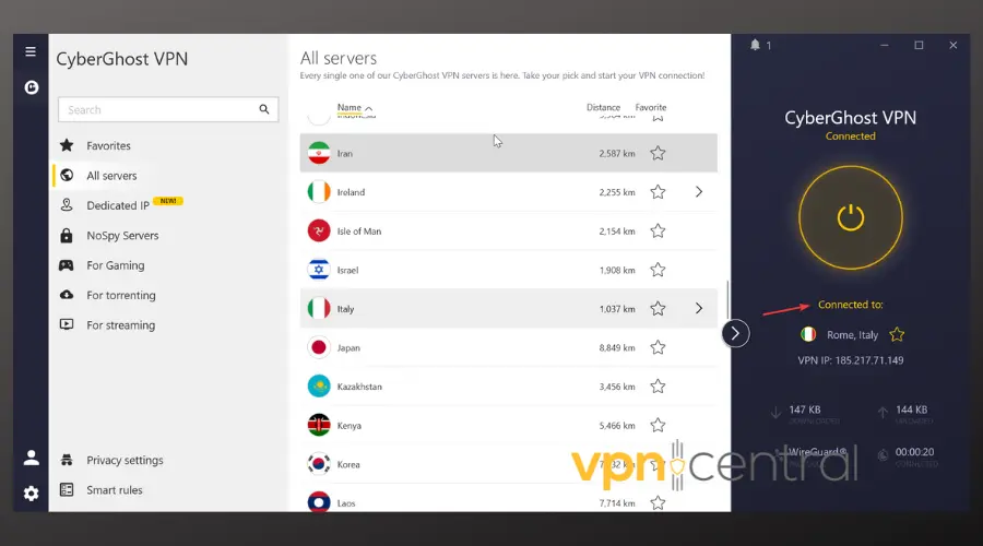 11 façons de réparer le service VPN CyberGhost inaccessible - Mundo Geek