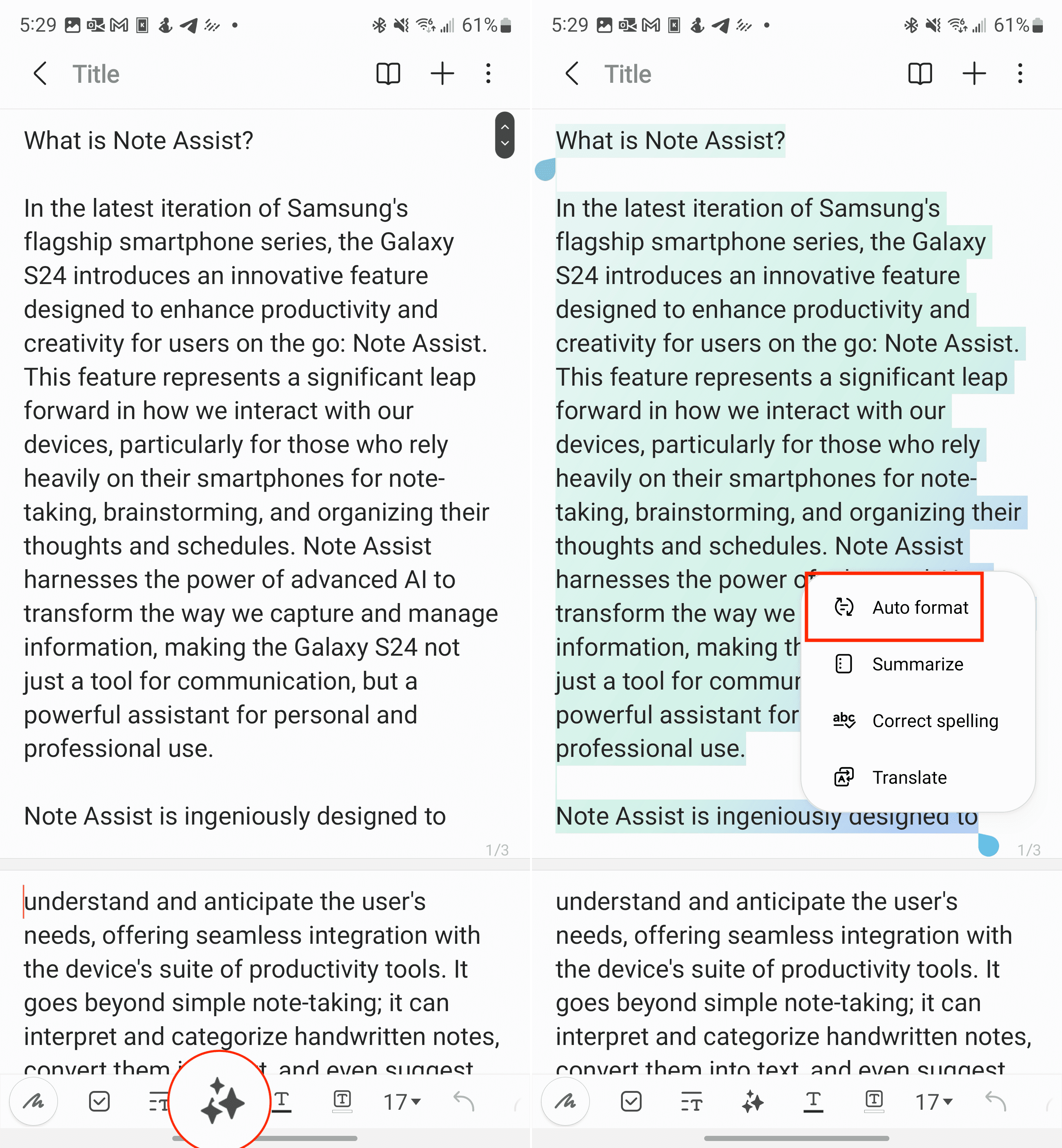 Comment utiliser Note Assist sur le Galaxy S24