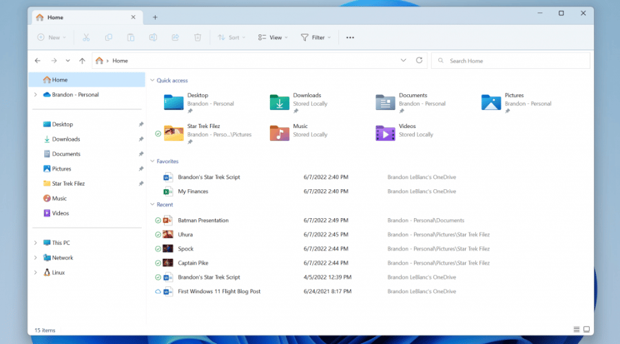 Découvrez la nouvelle version de Windows 11 22621.160 (bêta)