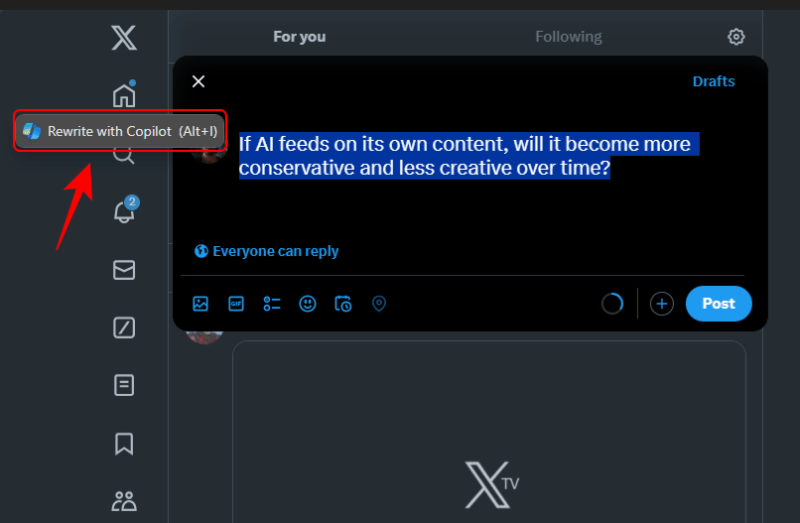 Comment utiliser Copilot Rewrite sur Microsoft Edge