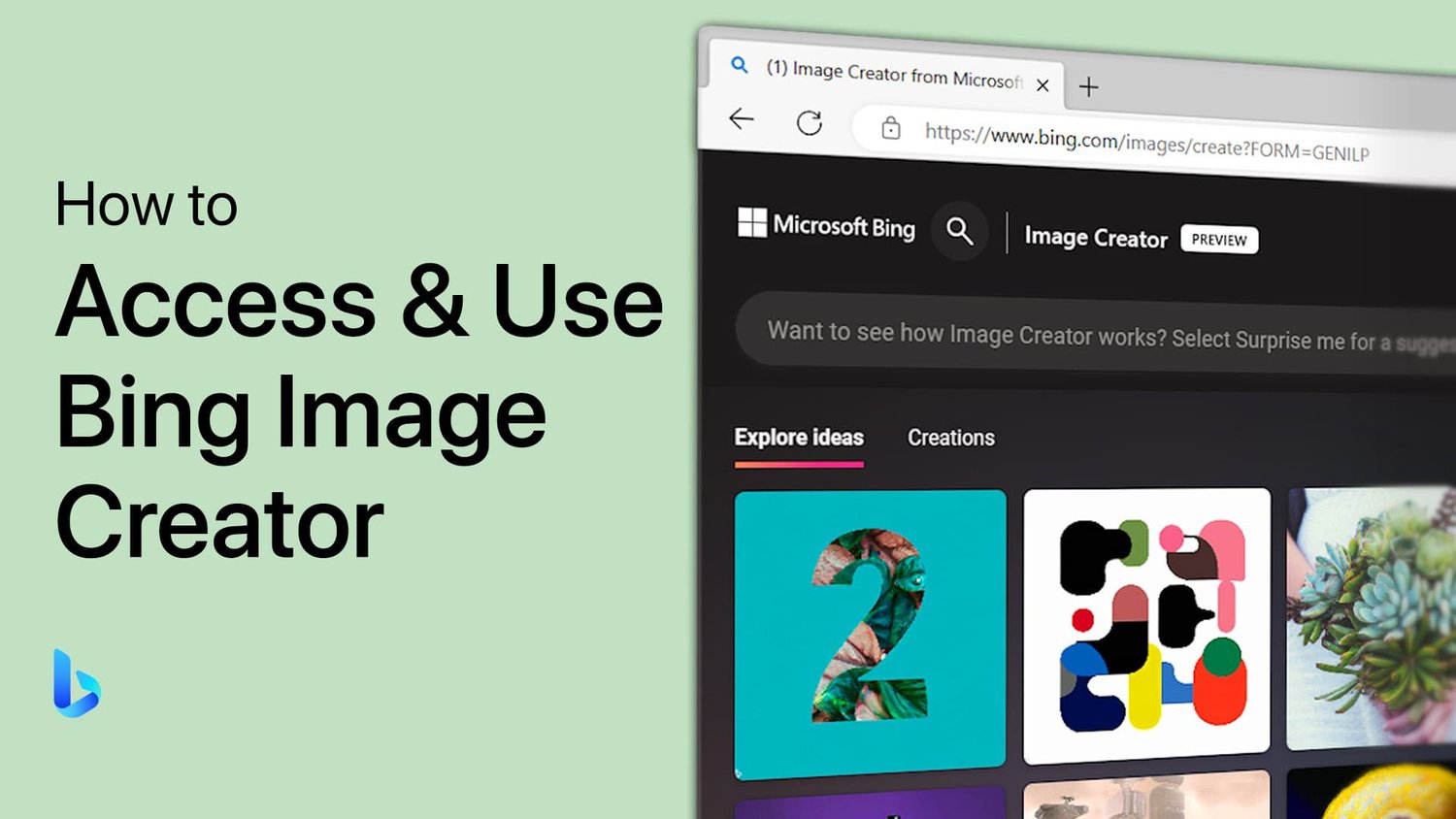 Hogyan lehet hozzáférni és használni a Bing Image Creator -t - Ingyenes AI képgenerátor - Mundo Geek