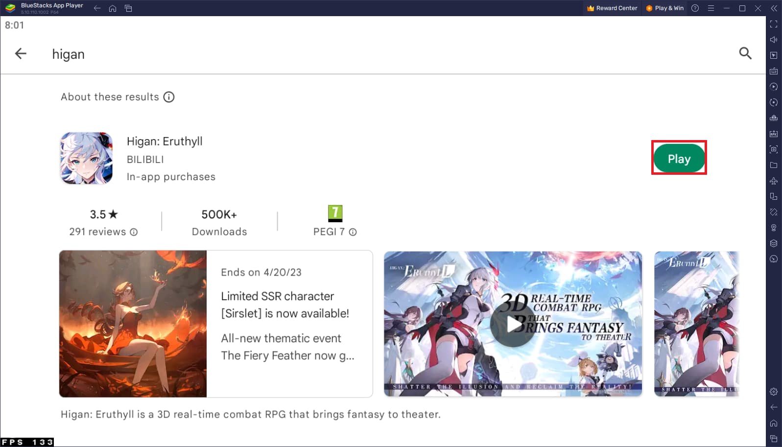How To Play Higan: Eruthyll di PC & Mac