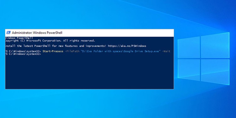 Cara Menjalankan Exe di Powershell