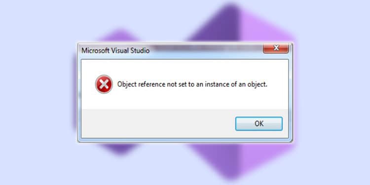Perbaiki: Referensi Objek Visual Studio Tidak Disetel ke Instans Objek ...