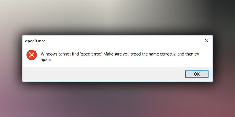 Cara Memperbaiki Kesalahan gpedit.msc Tidak Ditemukan di Windows ...