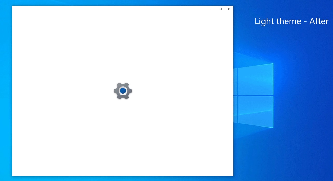 Layar splash Windows 10 mendapatkan dukungan sadar tema