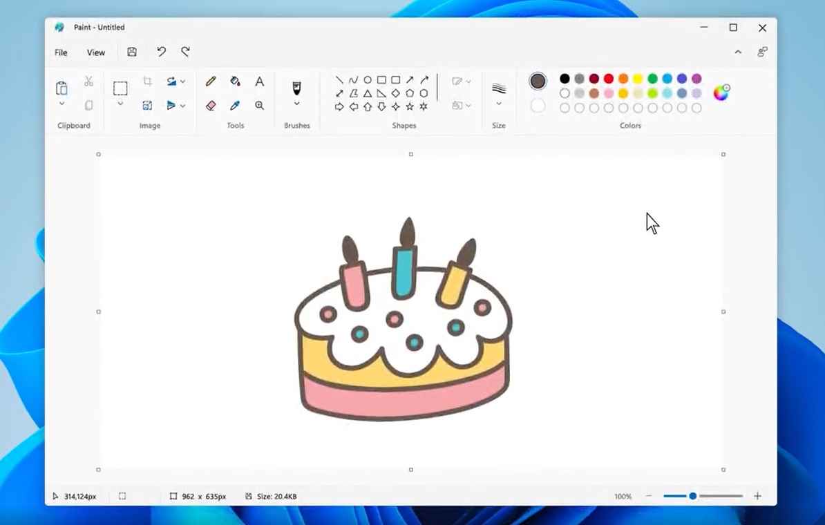 Microsoft memamerkan MS Paint dengan desain baru dan mode gelap di ...