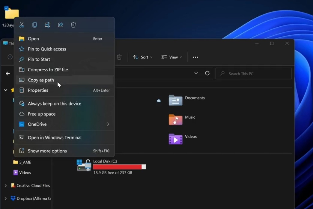 Windows 11 Memungkinkan Anda Menyalin File Atau Folder Anda Dengan
