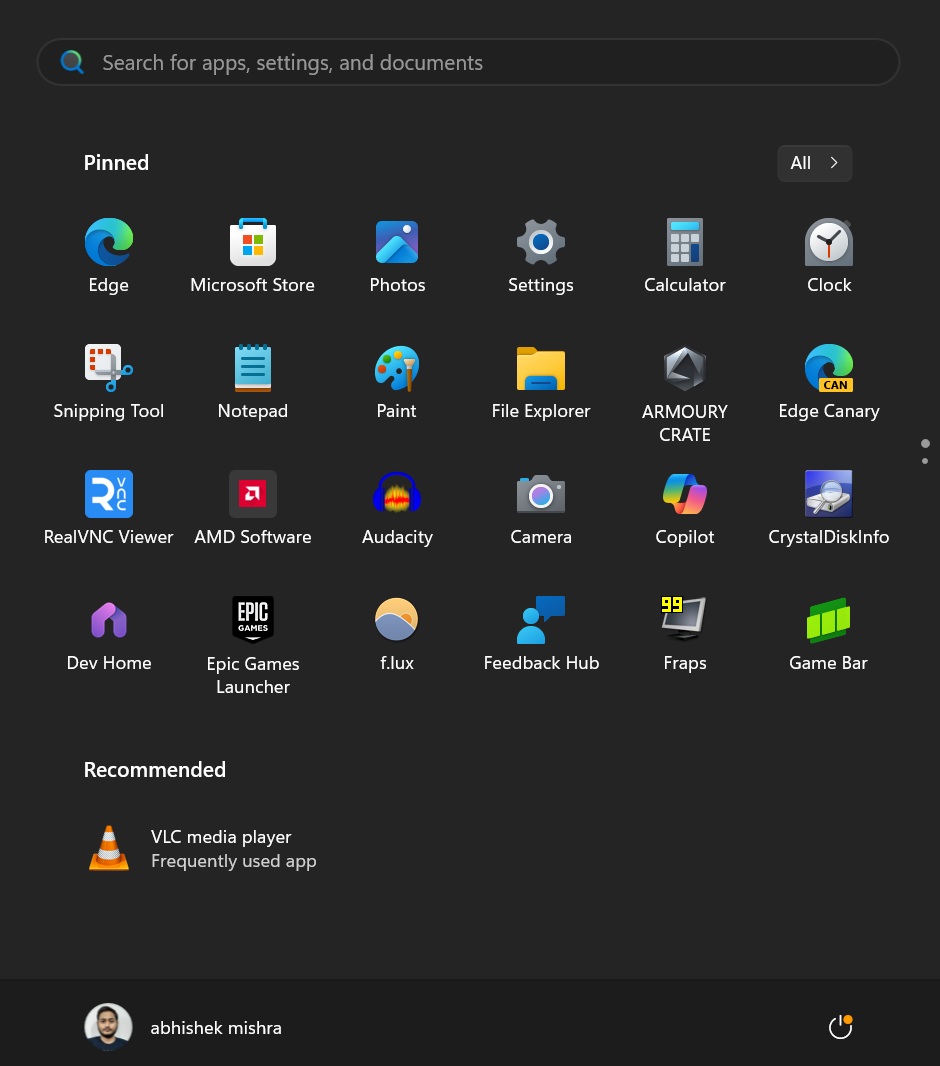 Rekomendasi Menu Mulai Referensi Windows 11 Baru mungkin opsional