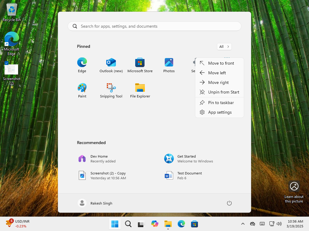 Menu klik kanan Windows 11 Start menu sekarang memungkinkan Anda ...