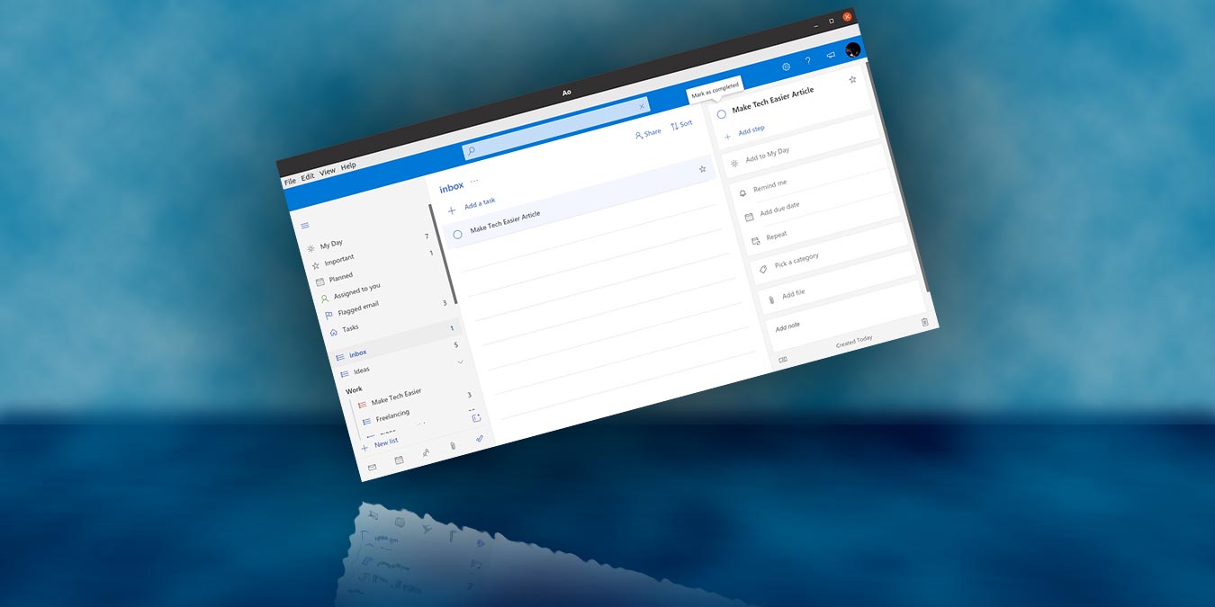 Cara mengelola tugas yang harus dilakukan Microsoft di Linux dengan AO