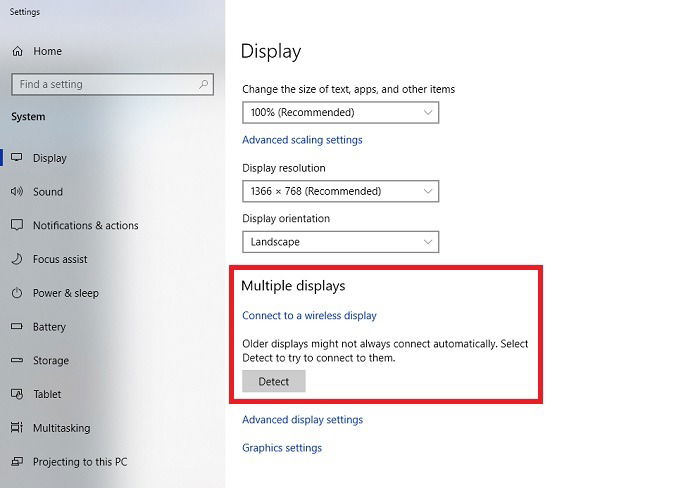 Cara menghubungkan layar laptop sebagai monitor eksternal di windows ...