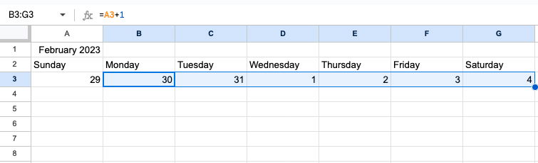 Cara Membuat Kalender di Google Sheets Dari Awal - Mundo Geek