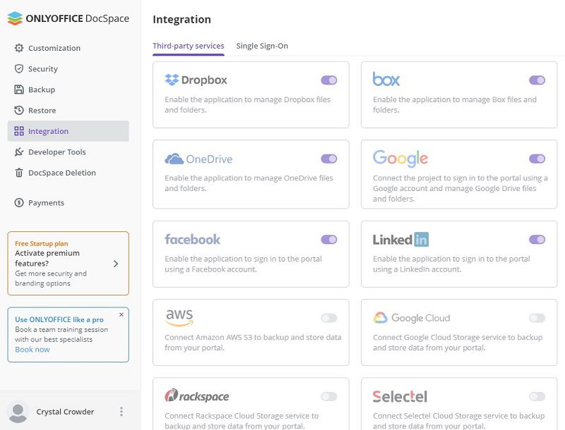 Ulasan DocSpace ONLYOFFICE