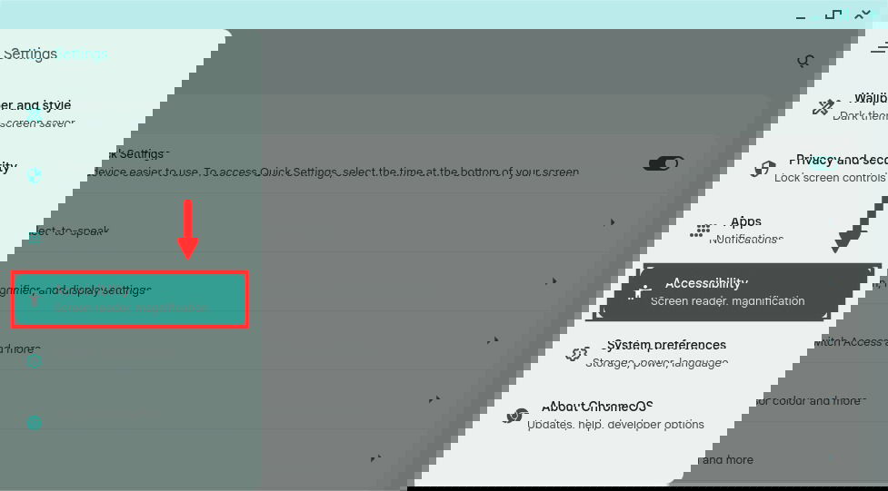 Cara mengontrol kursor mouse menggunakan keyboard di chromebook