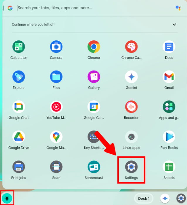 Cara mengontrol kursor mouse menggunakan keyboard di chromebook