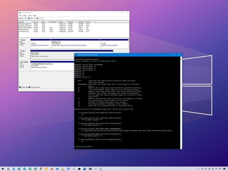 Cara memasang drive di Windows 10