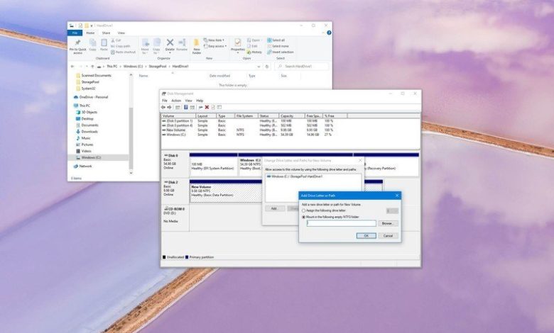 Cara memasang hard drive sebagai folder di Windows 10 - Mundo Geek