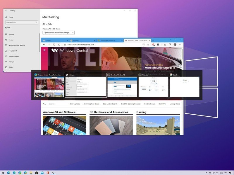 Cara menyesuaikan Alt + Tab untuk tab Microsoft Edge yang terbuka di ...