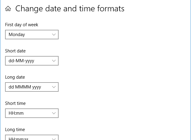 Cara mengubah format tanggal dan waktu di Windows 10