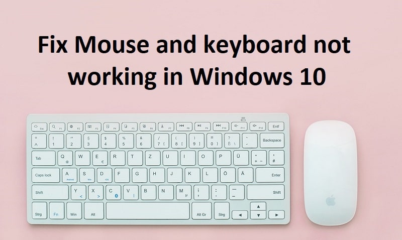 Mouse dan keyboard tidak berfungsi di Windows 10 [ASK]