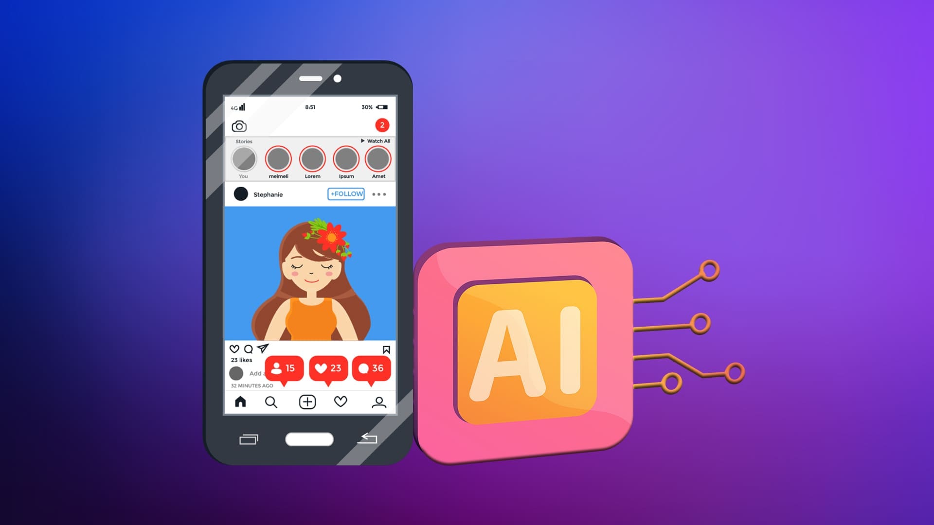 Langkah-langkah Memberi Label pada Konten Anda sebagai AI di Instagram ...