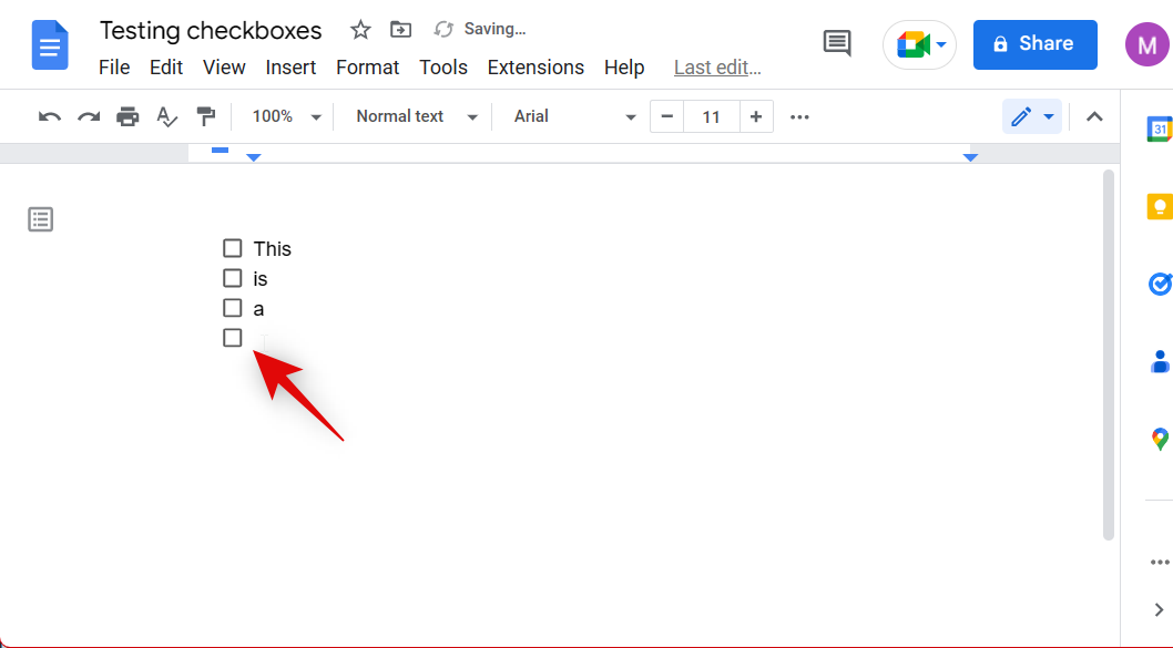 Cara memasukkan kotak centang di Google Documents di PC atau Mobile ...