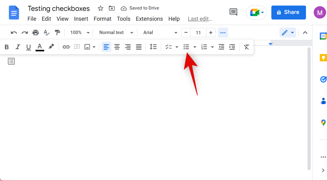 Cara memasukkan kotak centang di Google Documents di PC atau Mobile ...