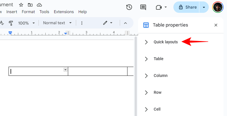 Cara Memusatkan Tabel di Google Documents di PC atau Aplikasi Seluler ...