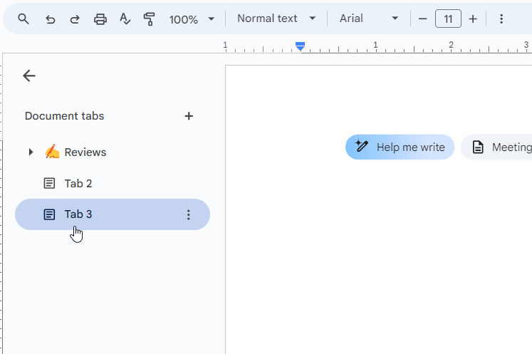 Cara mengatur Google docs dengan tab - Mundo Geek