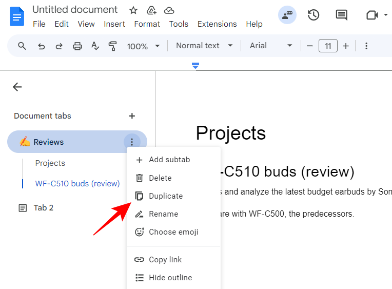 Cara Mengatur Google Docs Dengan Tab - Mundo Geek