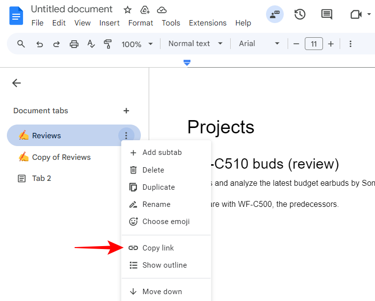 Cara mengatur Google docs dengan tab - Mundo Geek