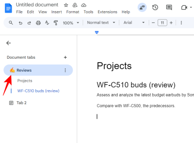 Cara Mengatur Google Docs Dengan Tab - Mundo Geek