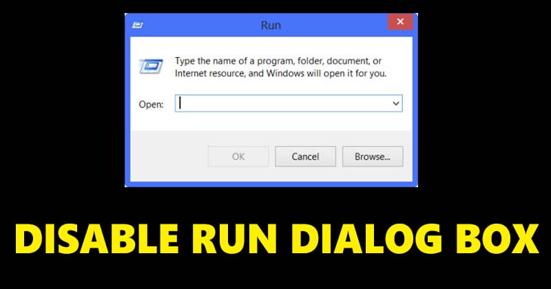 Cara Menonaktifkan Kotak Dialog Jalankan di Windows - Mundo Geek