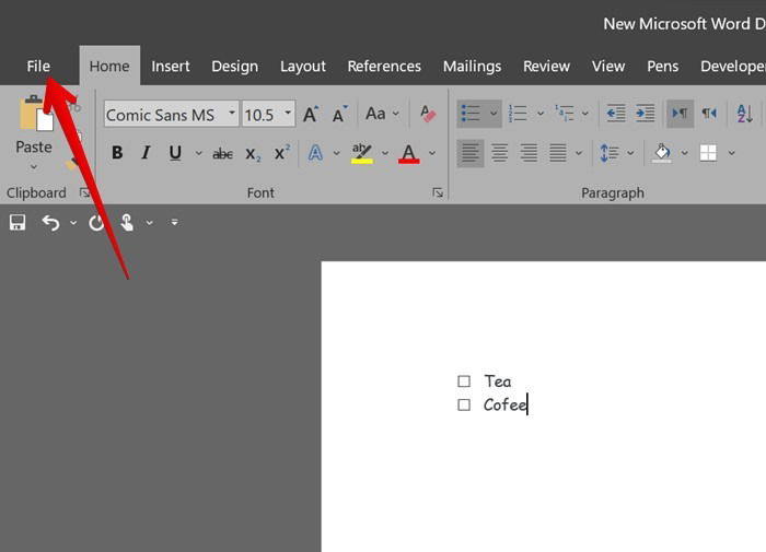 Hvernig á að búa til gátlista í Microsoft Word