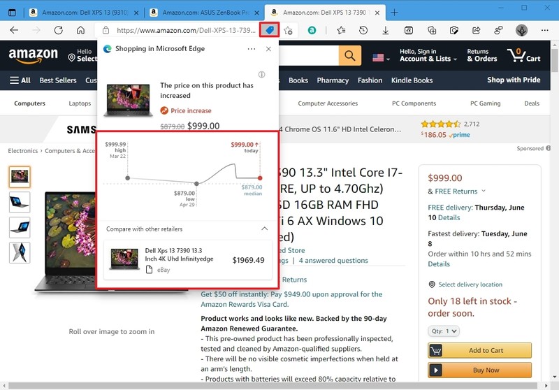 Hvernig á að nota Microsoft Edge til að versla betri á Amazon Prime Day