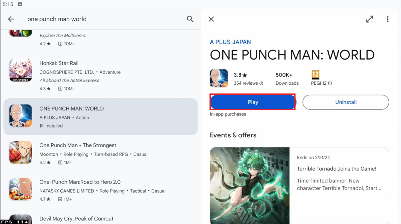 Come giocare a un mondo Punch Man su PC e Mac - Tutorial