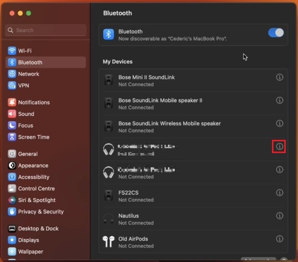 Come risolvere i problemi di connessione Bluetooth Mac OS Bluetooth