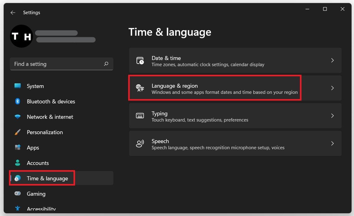 Come modificare la lingua di visualizzazione su Windows 11